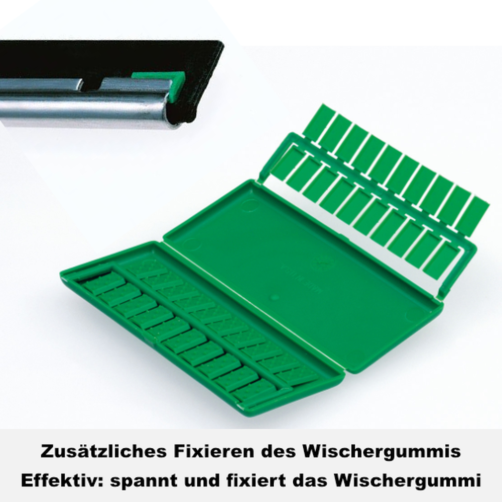 Unger Plastik-Clip, Kunststoff, 40 Stück für Wischerschiene