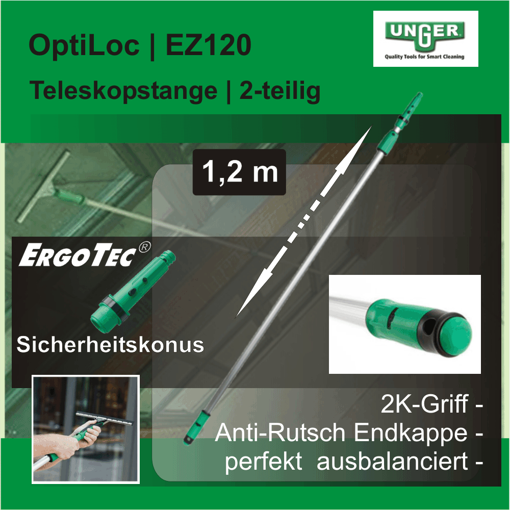 OptiLoc 2-teilig 1,20m - professionell im täglichen Einsatz