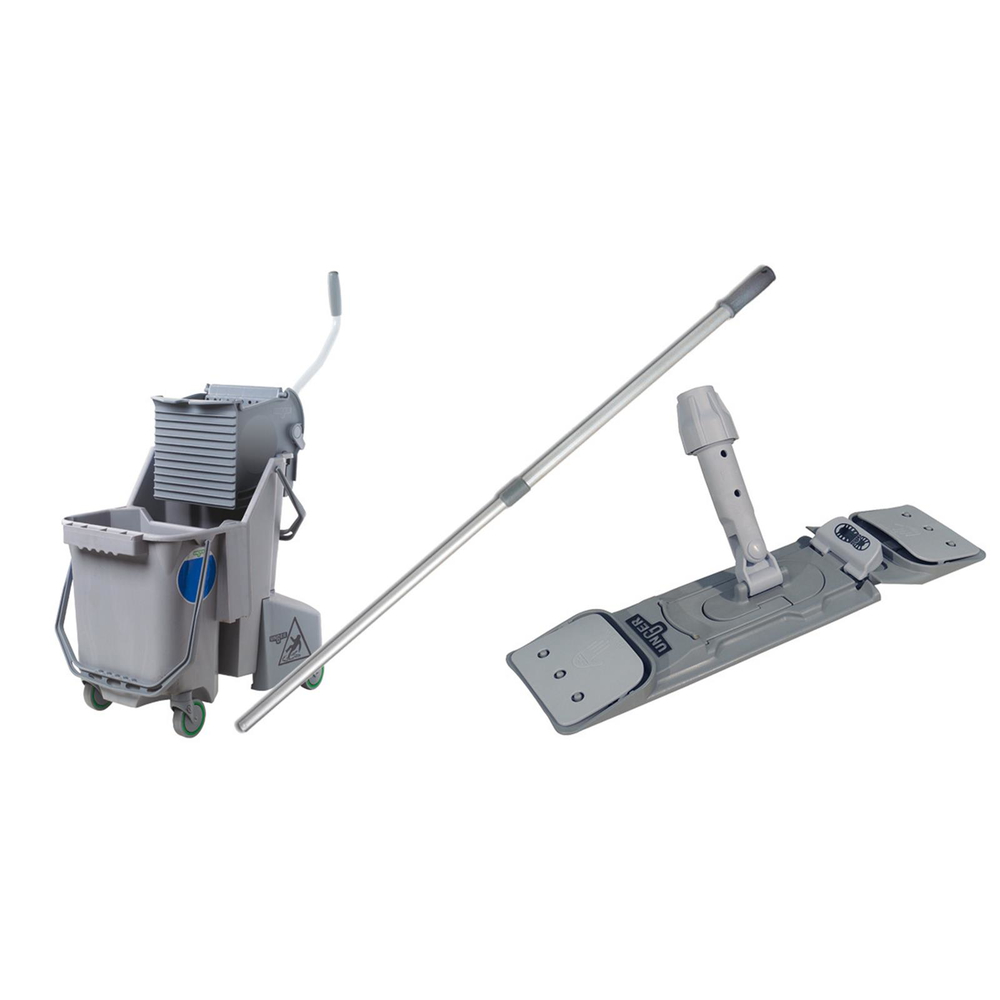 Unger SMARTCOLOR professionelle Bodenreinigungs-Sets mit Wagen