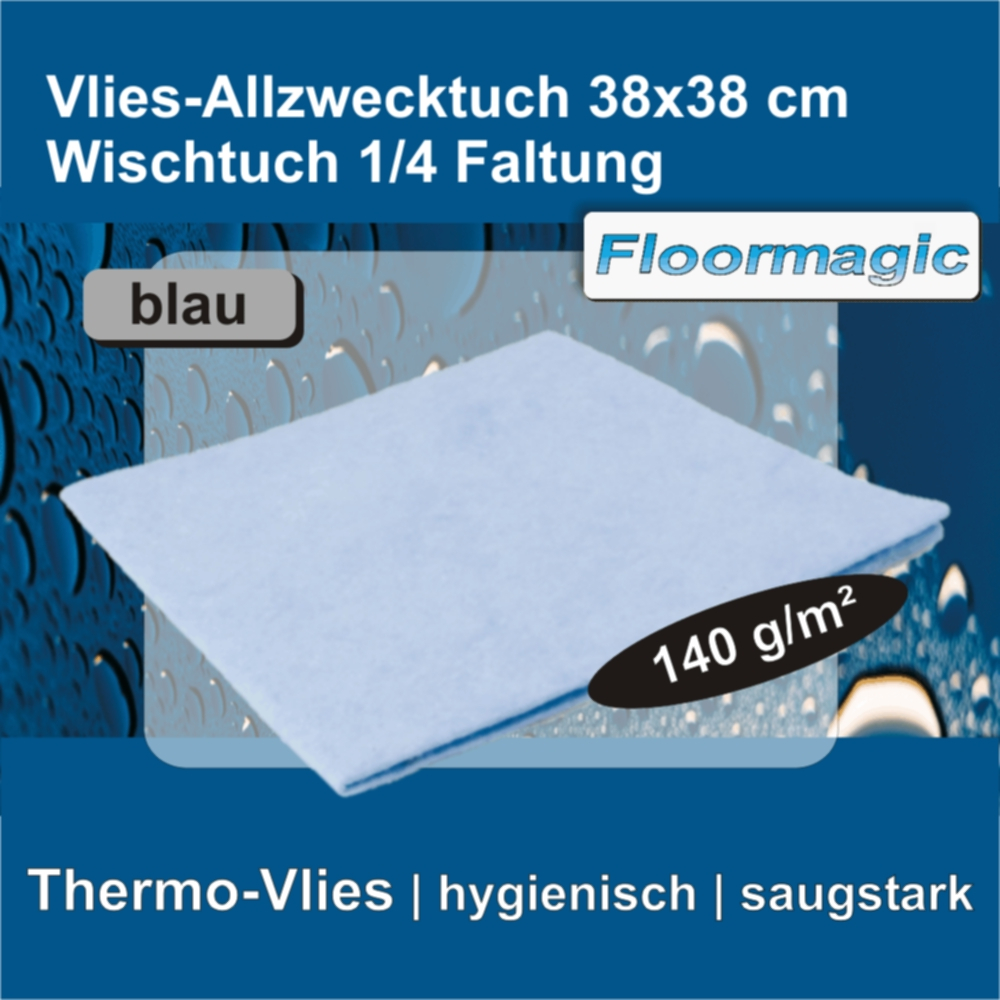 Vlies-Allzwecktuch Wischtuch 38 x 38 cm I Floormagic