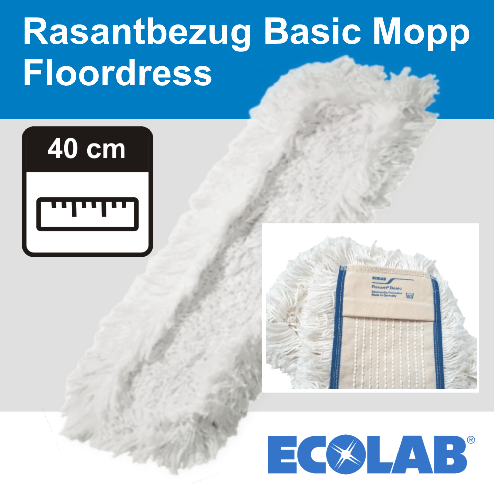 Rasant Basic Mopp Floordress Rasantbezug I Ecolab