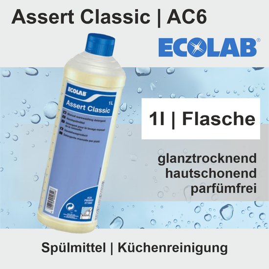 Assert classic Spühlmittel I 1l Ecolab