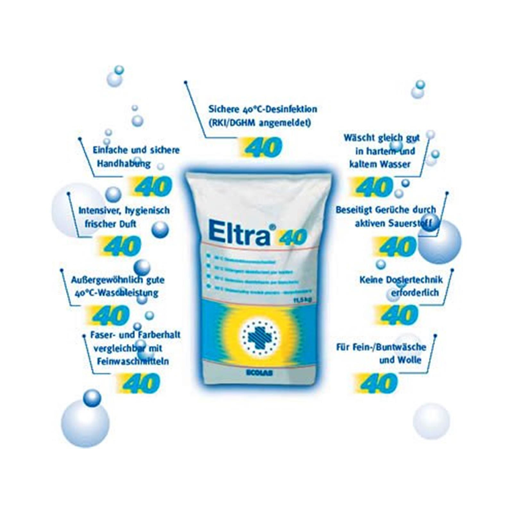 Eltra 40 3,5kg Desinfektionswaschmittel Ecolab ELV4 40°C, ohne Phosph