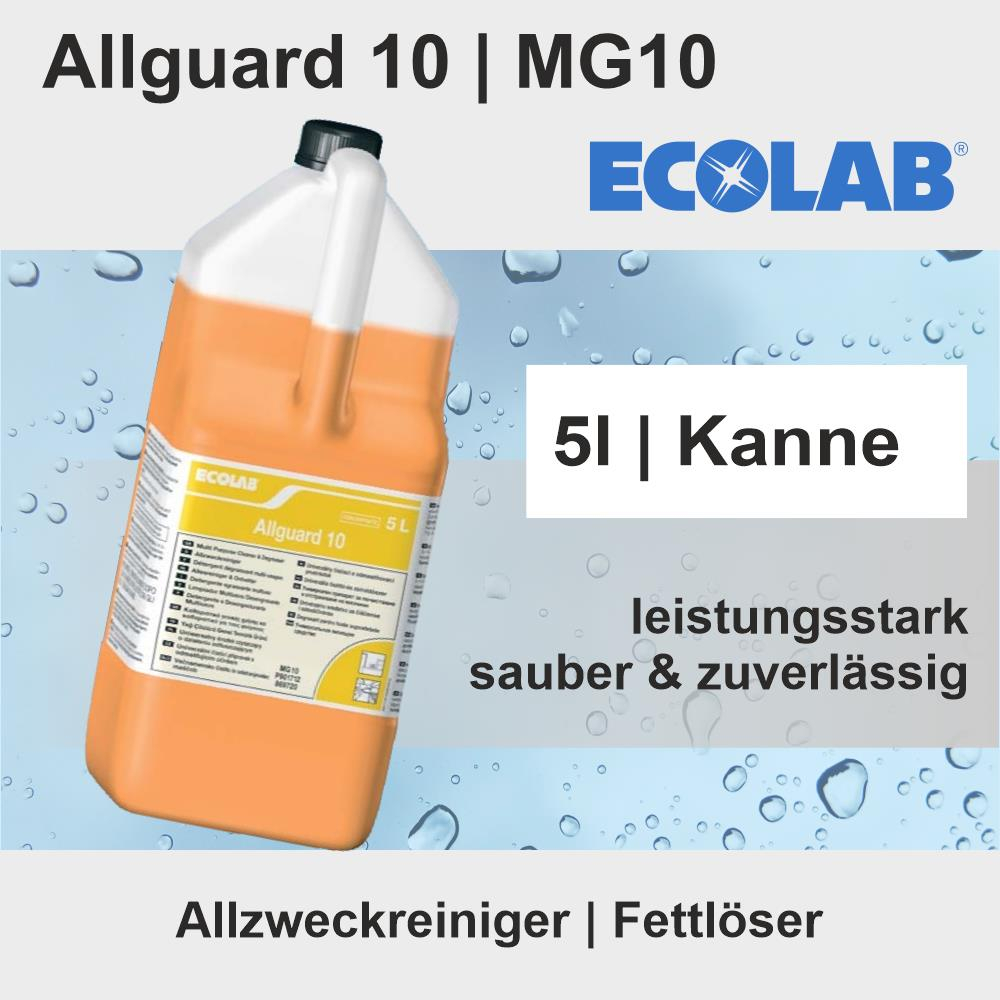 Allguard 10 Allzweckreiniger und Fettlöser MG10, 5 l - effektiv & wir