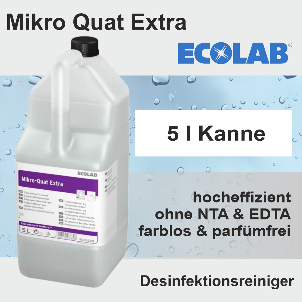 Mikro Quat Extra 5l Desinfektionsreiniger von Ecolab