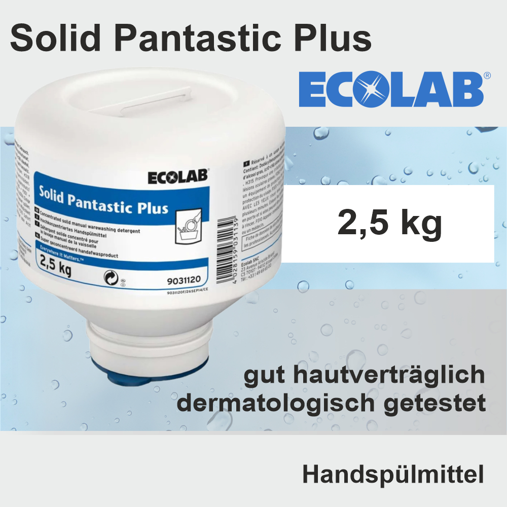 Solid Pantastic Plus 2,5kg Blockförmiges Handspülmittel SPL10 - profe