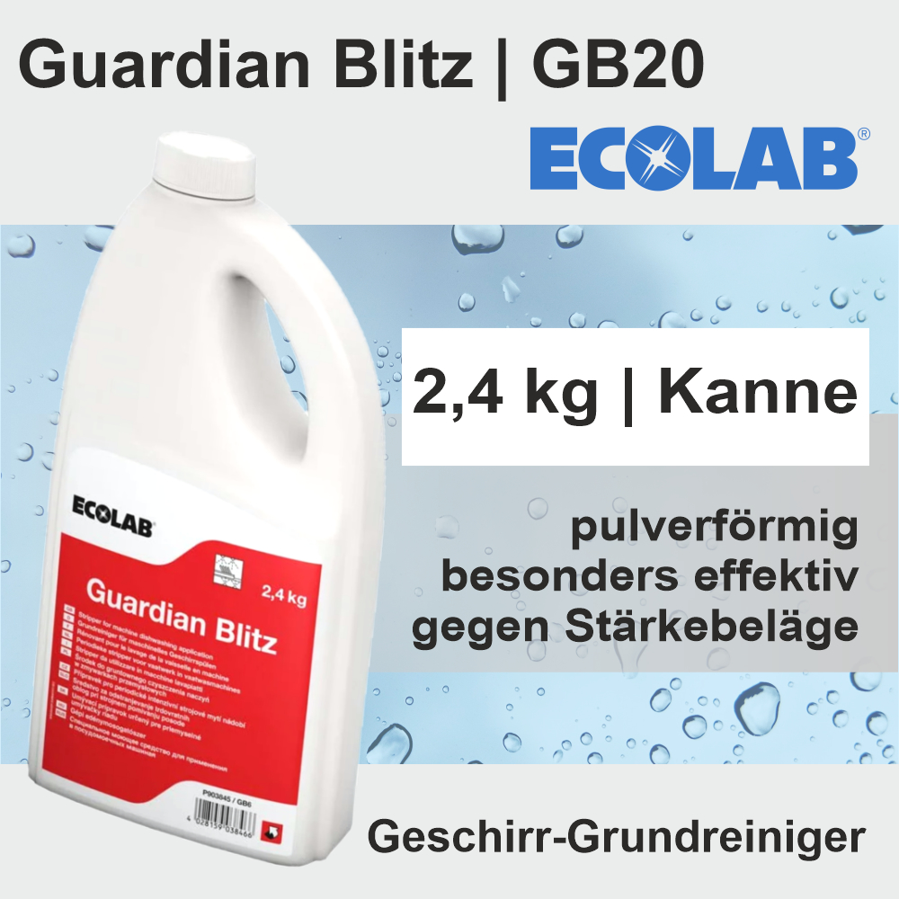 Guardian Blitz 2,4 Geschirrgrundreiniger Ecolab GB20
